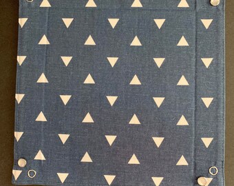 Collapsible Fabric Tray Coral Dandelion | Etsy