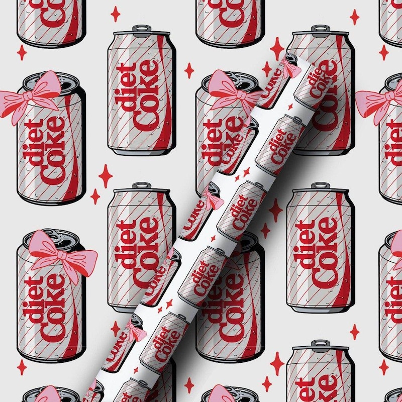 Diet Coke Wrapping Paper Christmas - Etsy