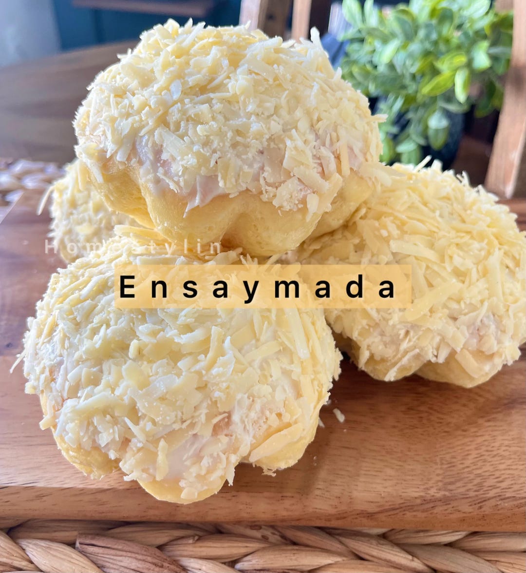 Homemade Filipino Ensaymada Box of 12, Ensaymada, Brioche, Baked Bread ...