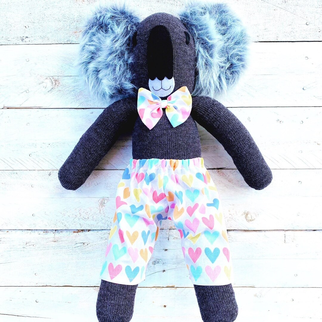 Raphael the Sock Koala australian Animal Soft Toy, Softie, Sock Monkey ...