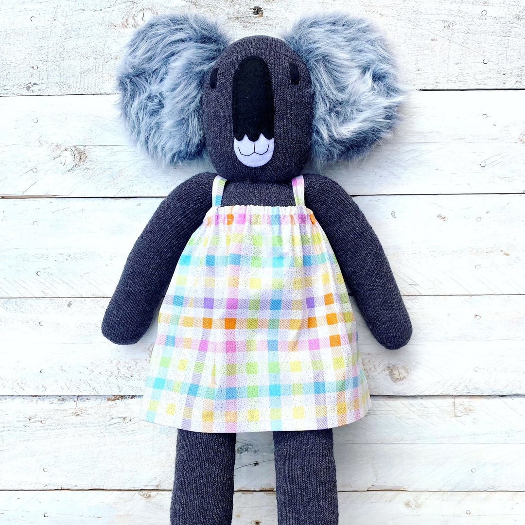 Lex the Sock Koala australian Animal Soft Toy, Soft Toy, Sock Monkey ...