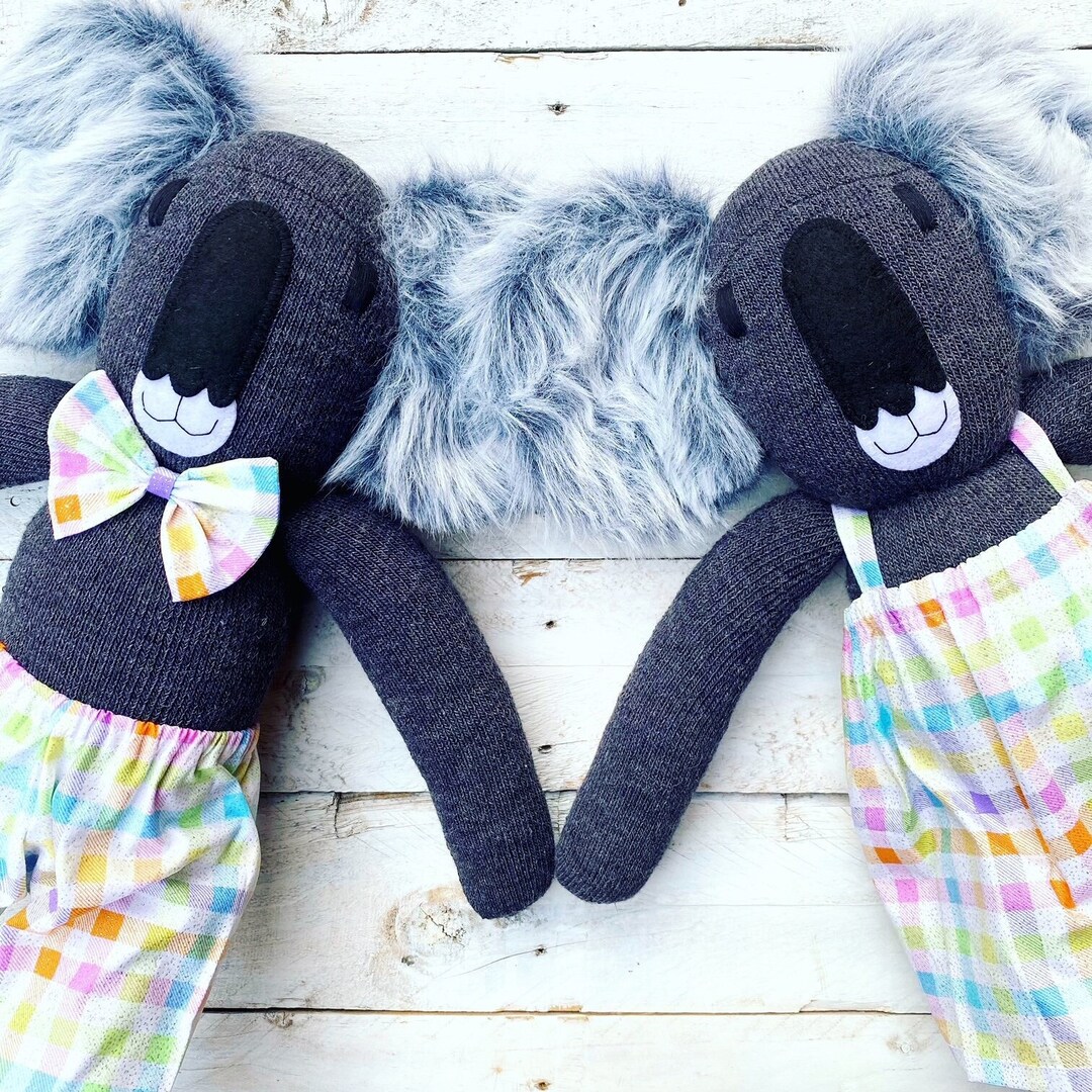 Lex & Cody Sock Koalas australian Animal Soft Toy Softie - Etsy