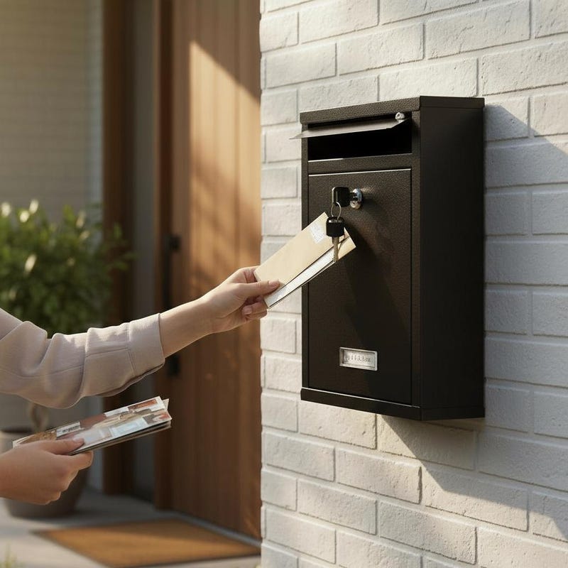 Wall Mounted Mailbox Small - Etsy UK