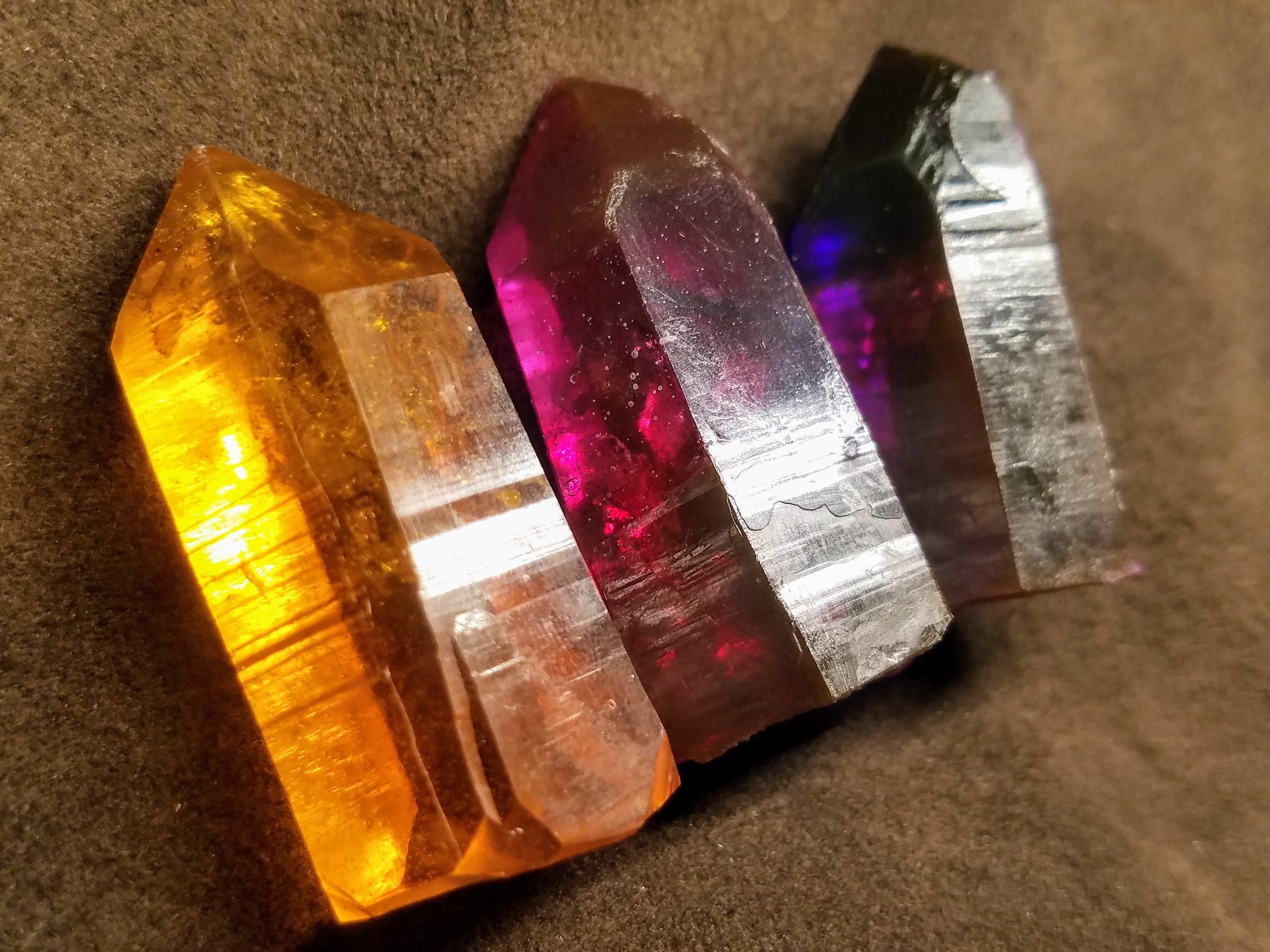 Crystal Torch Tall Choose Your Color | Etsy