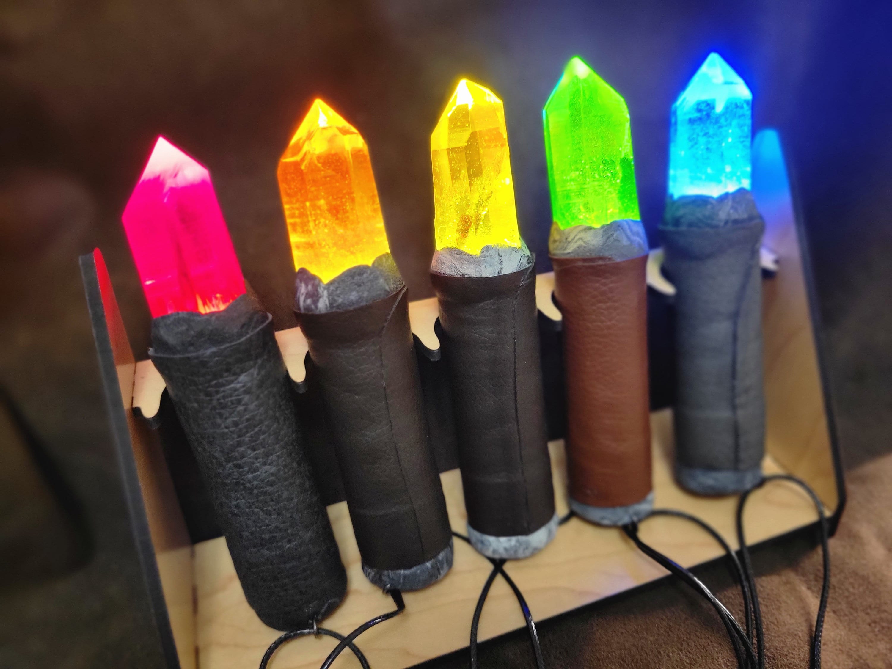 Crystal Torch Tall Choose Your Color - Etsy