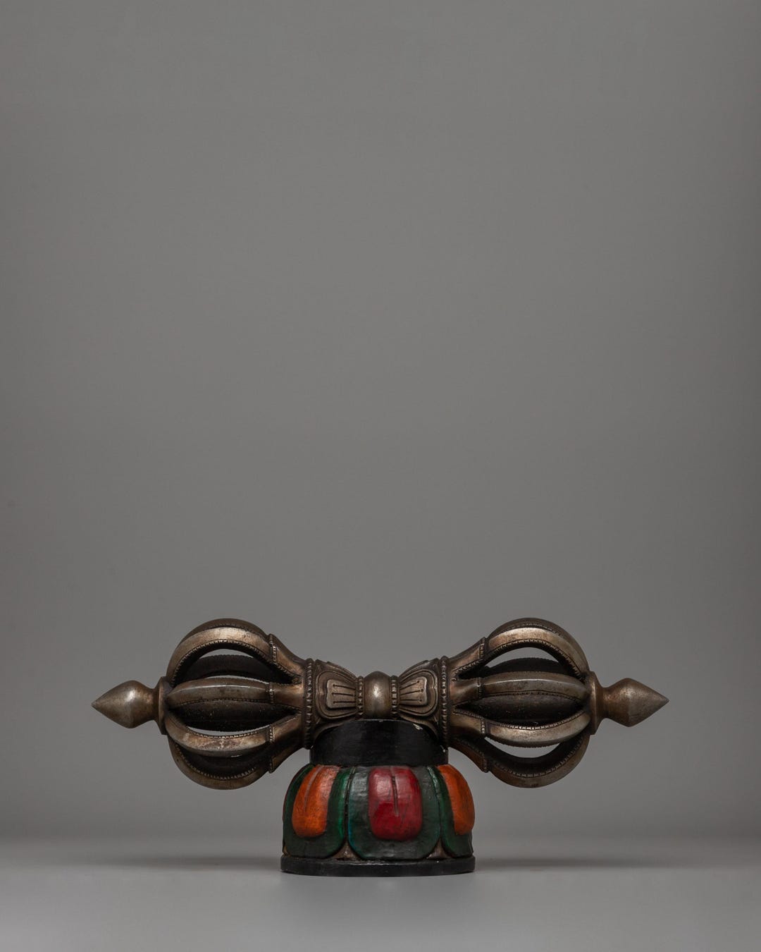 Iron Vajra With Wooden Base | Rituals and Spiritual Decor - Etsy