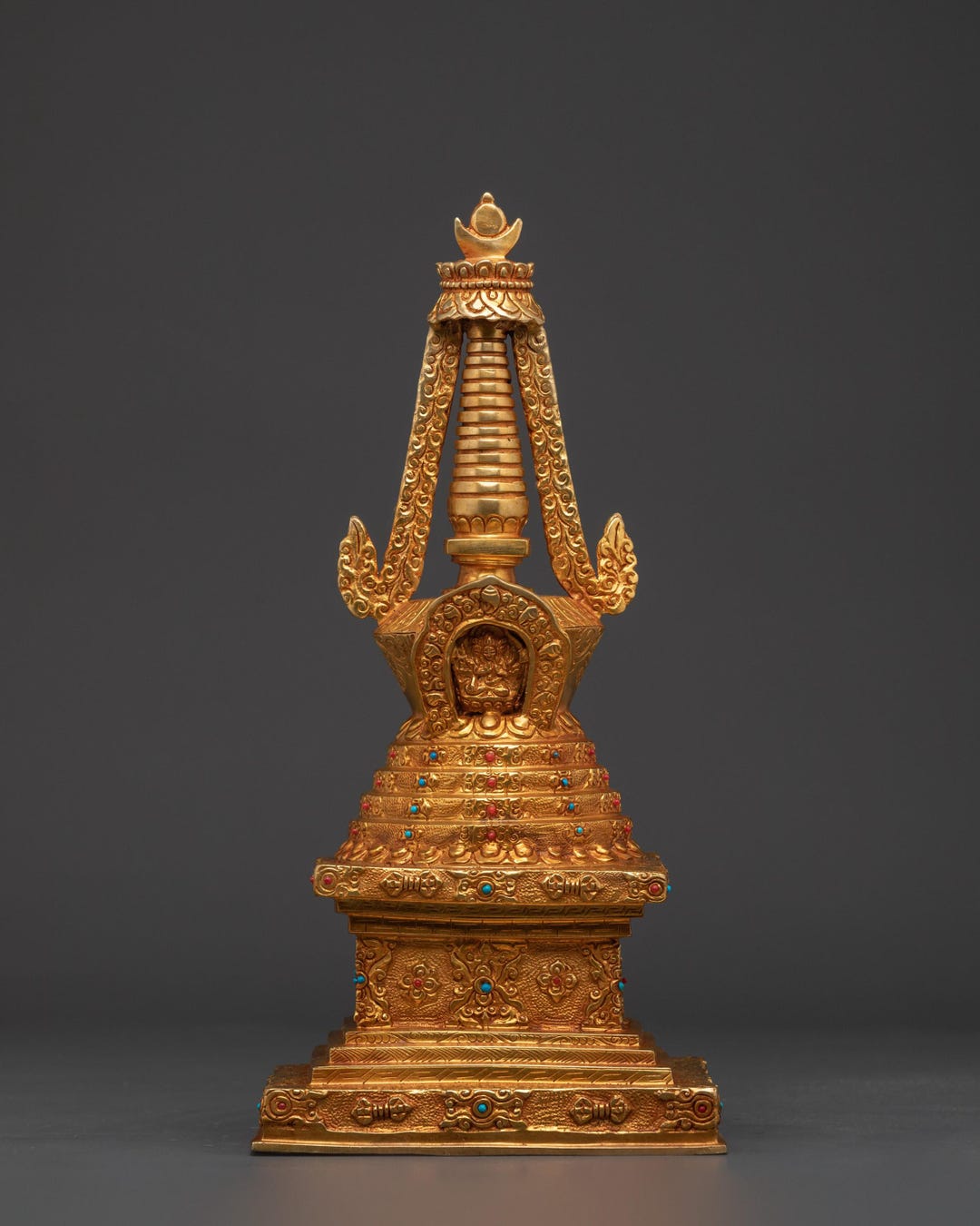 Handmade Buddhist Stupa Home Altar Decor | Spiritual Zen Shrine for ...