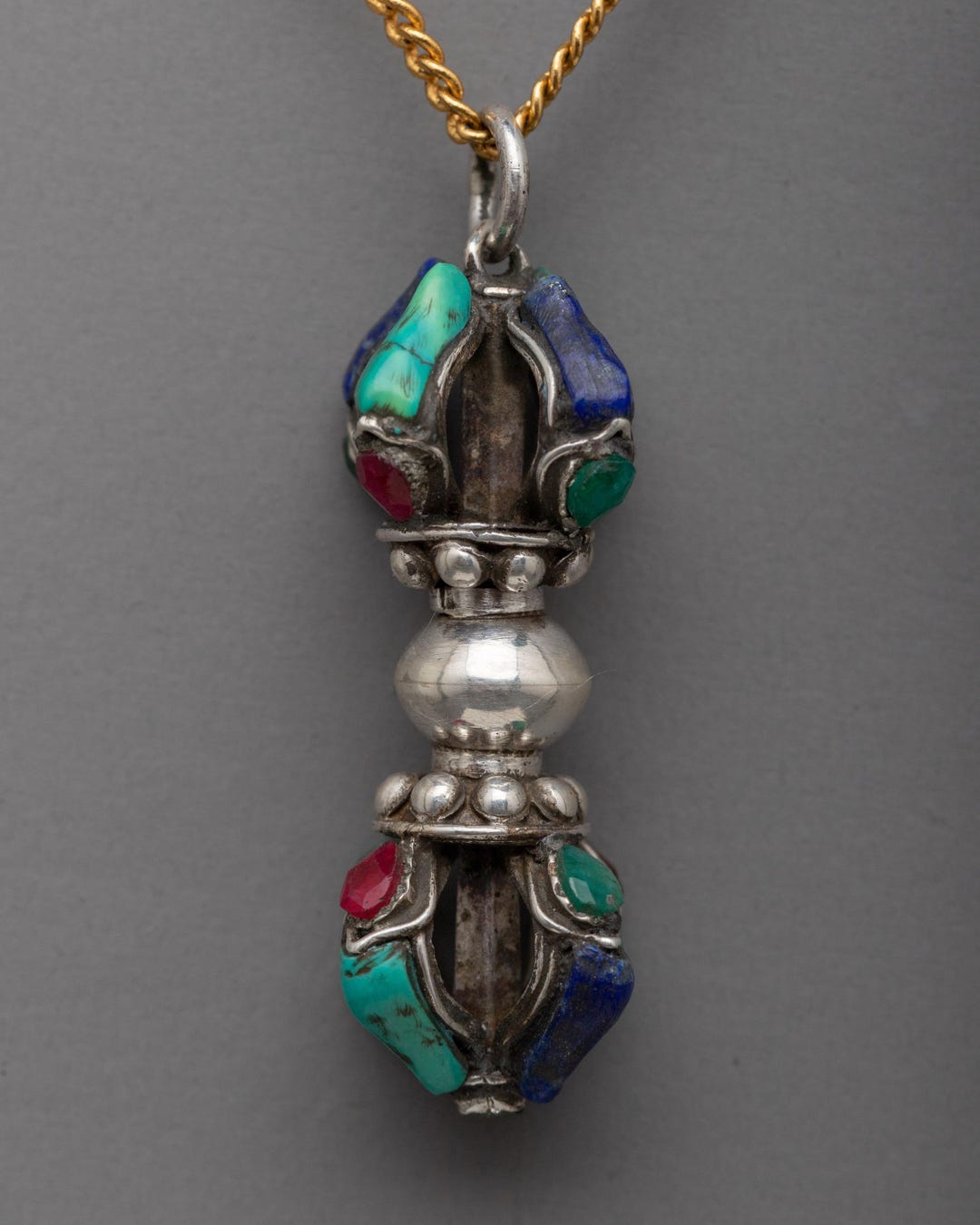 Tibetan Dorje Locket | Amulet Vajra Pendant for Protection | Handmade ...