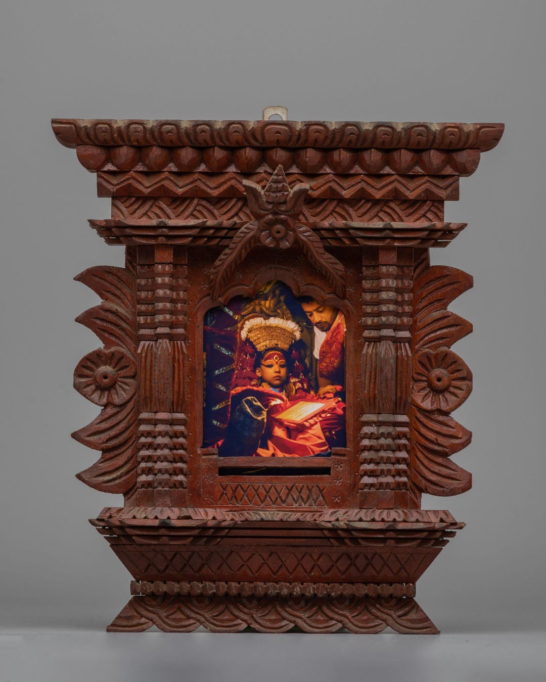 Newari Wooden Window Photo Frame | Handcrafted Traditional Nepali ...