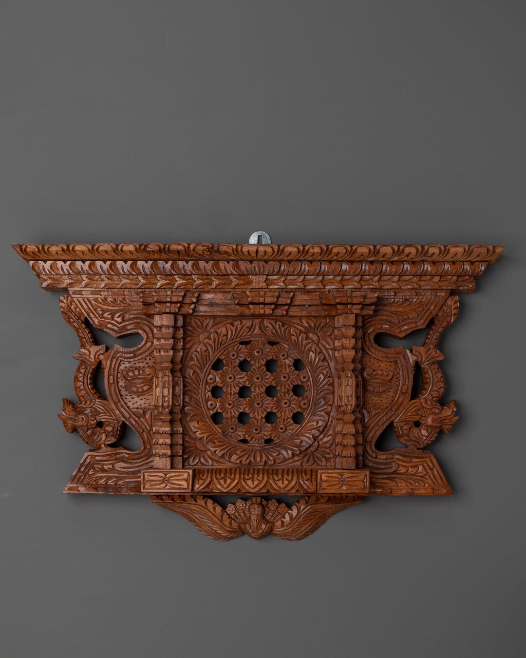 Hand-carved Newari Wooden Window | Traditional Nepalese Wall Hanging - Etsy