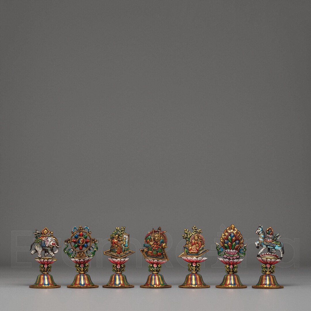 King and Queen Set for Decor | Handcrafted Copper Figurine Set With ...