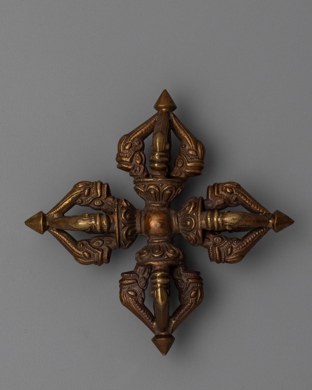 Decorative Vishwa Vajra | Ritual Tool for Stability and Wisdom - Etsy