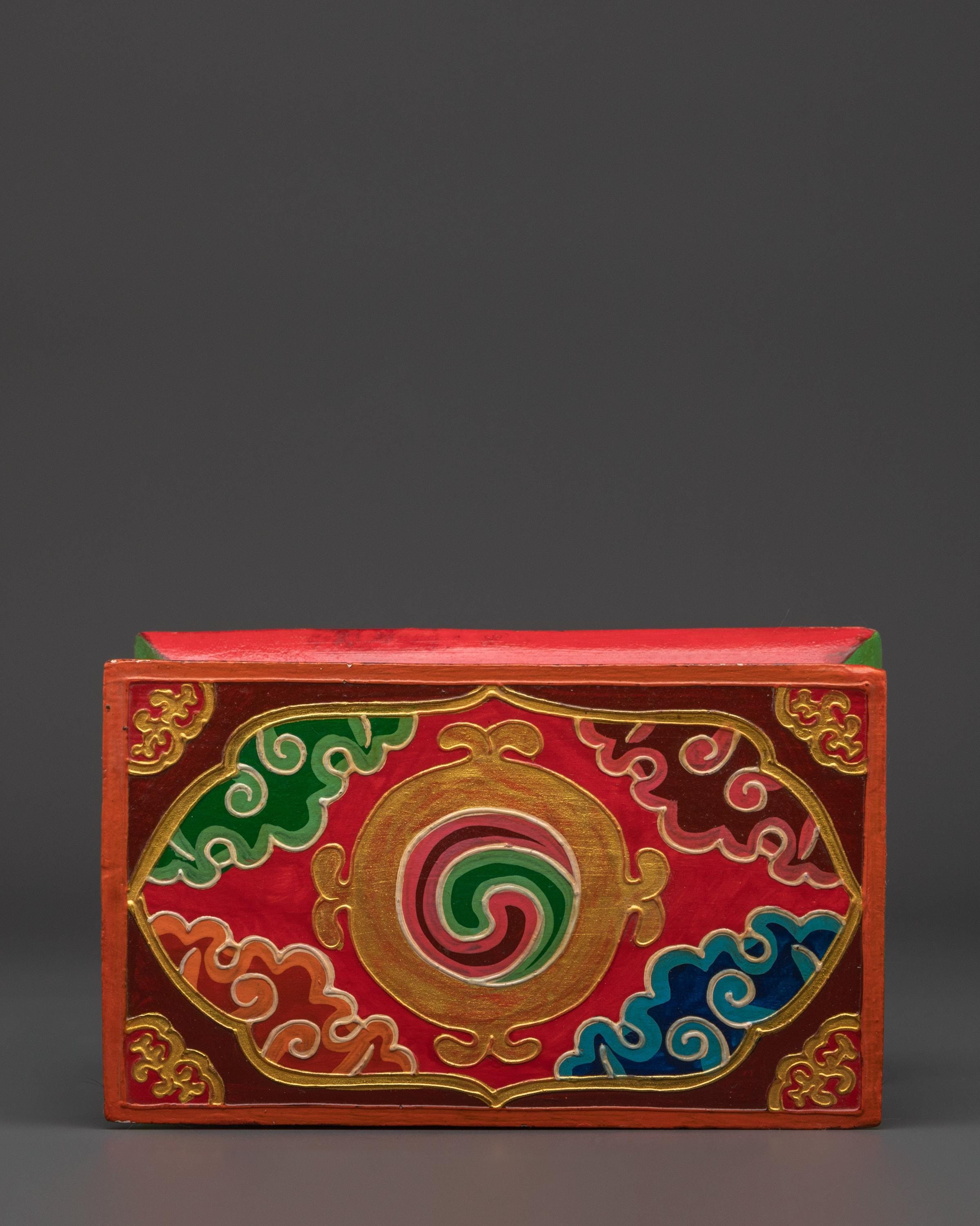 Tibetan Storage Box | Traditional Wooden Keepsake & Jewelry Box ...