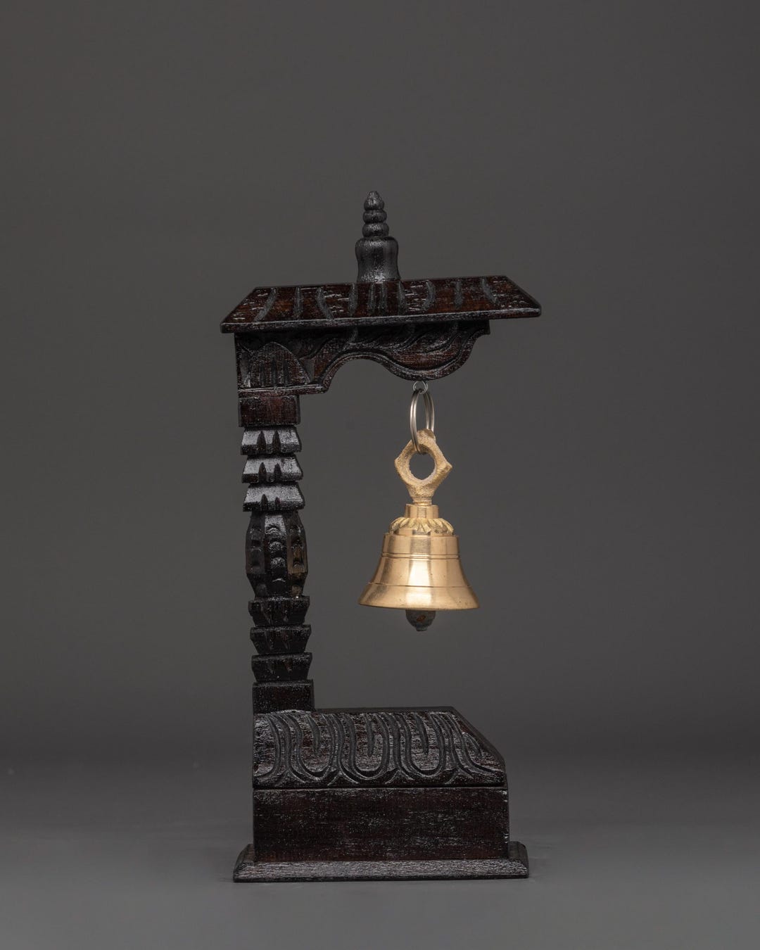 Bell With Wooden Stand | Meditation and Rituals - Etsy