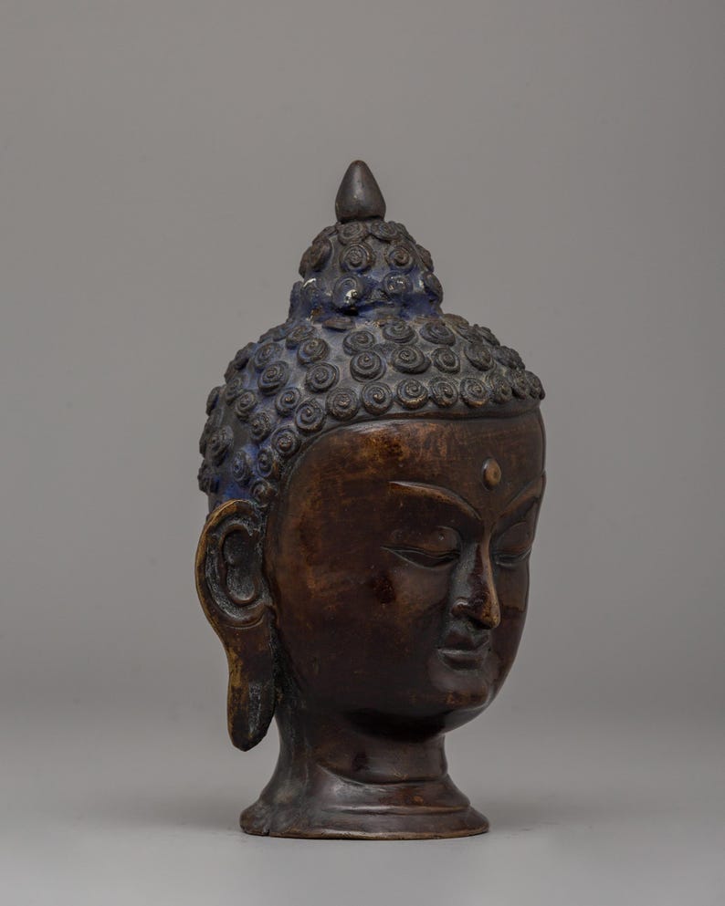 Buddha Head for Decor | A Symbol of Peace & Enlightenment | Decorative ...