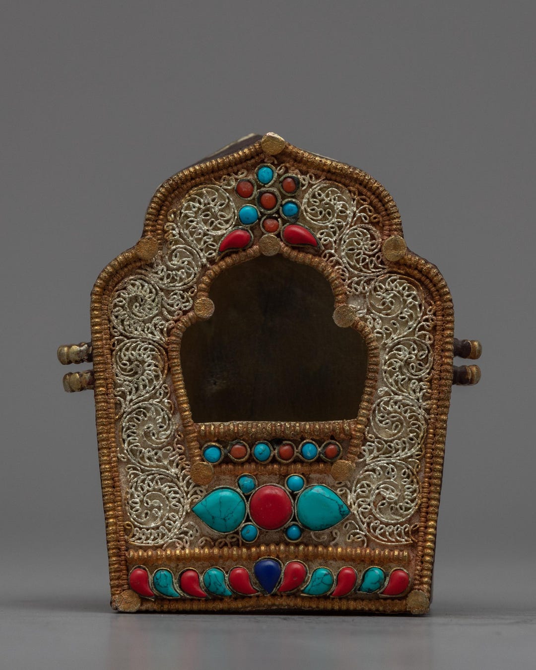 Traditional Treasure Chest Jewelry Box Ghau | Handcrafted 24K Gold ...