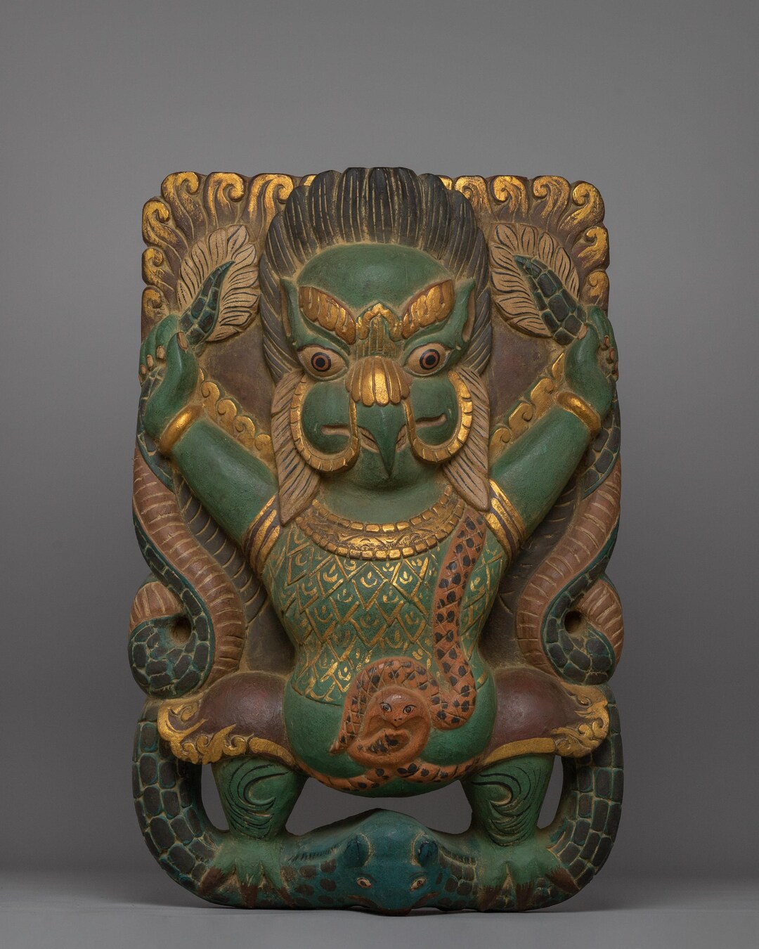 Buddhist Religious Garuda Decor | Traditional Art for Blessings and ...