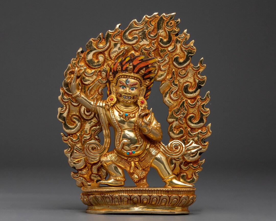 Enlightenment Symbol of Vajrapani Statue | Powerful Dharma Guardian ...