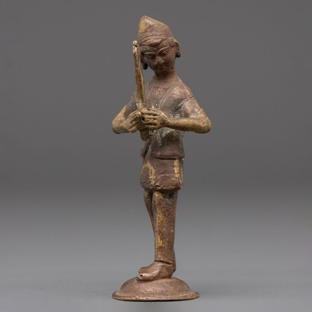 Musical Statue for Home Decor | Handmade Brass Musician Figurine With ...