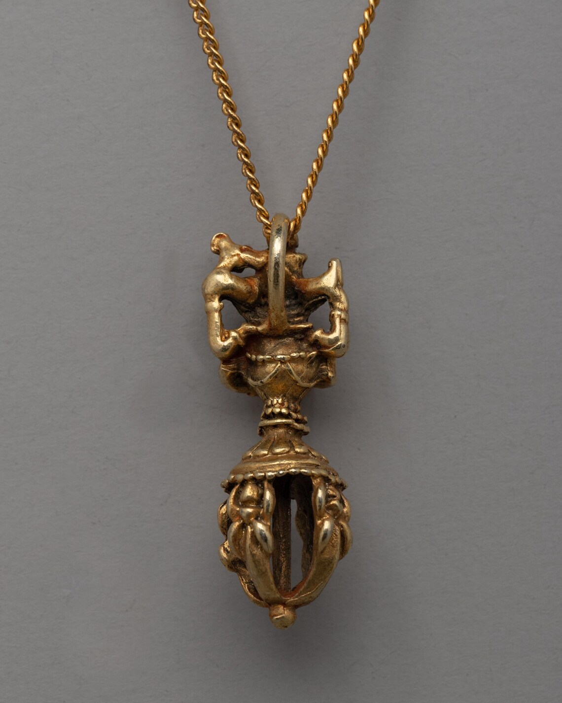 Religious Gold Plated Ganesh Locket | Ganesh Amulet for Blessings ...