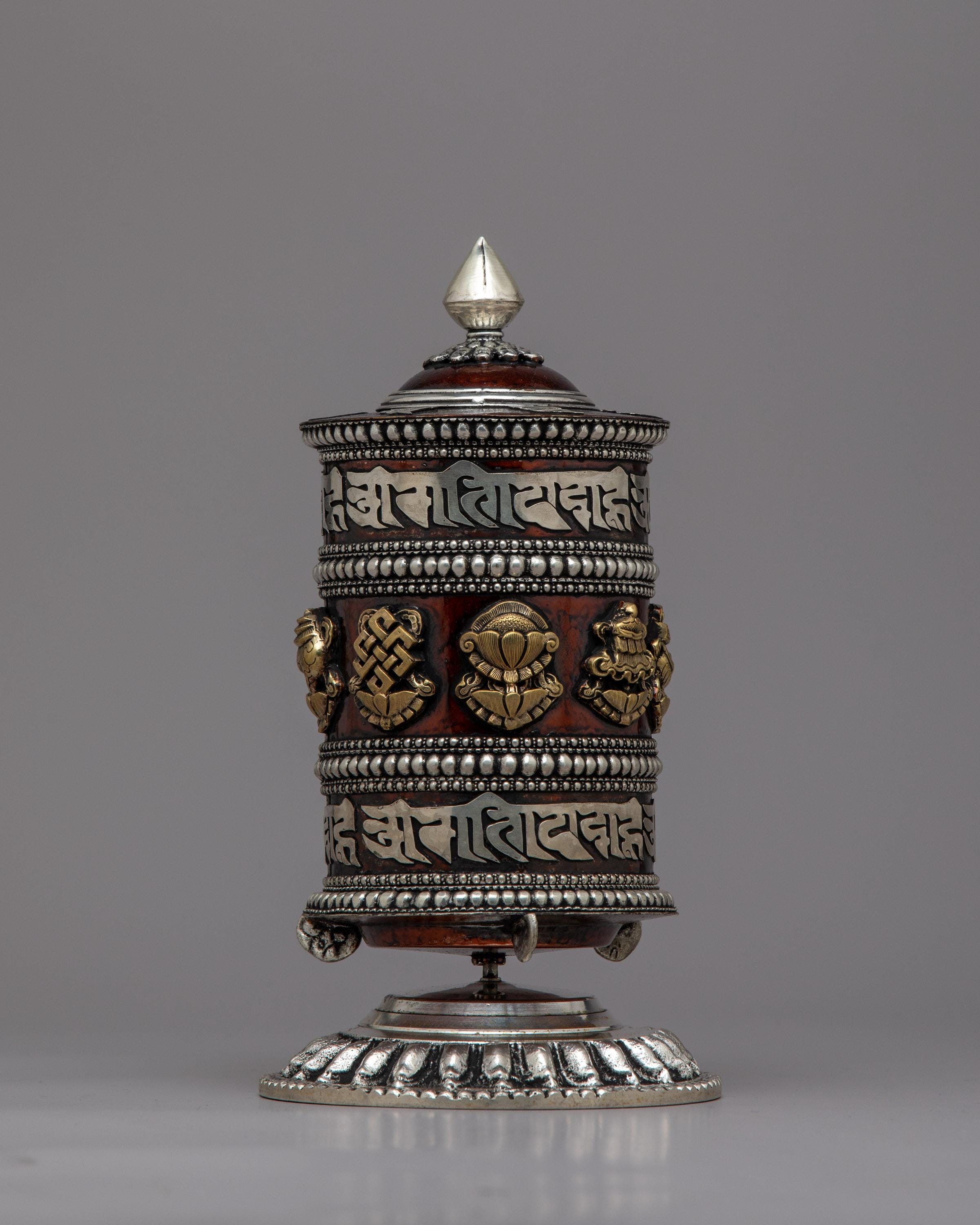 Handcrafted Traditional Prayer Wheel | Handcrafted Tibetan Mantra ...