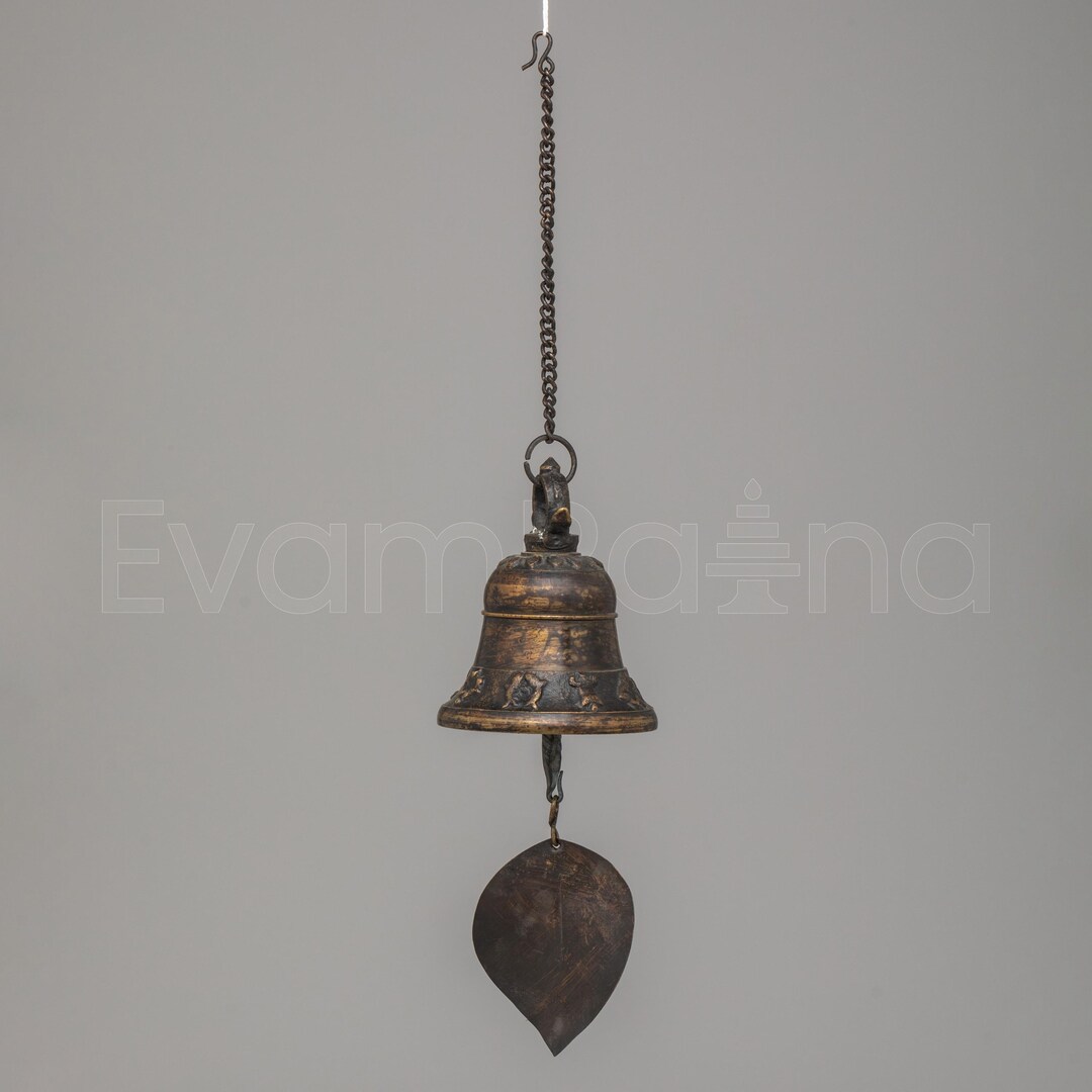 Traditional Hanging Buddhist Bell | Handcrafted Pancha Dhatu Bell ...