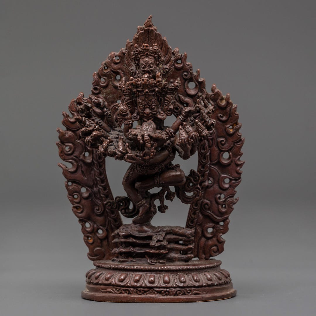 Tantric Hevajra Sculpture | Wrathful Deity - Etsy