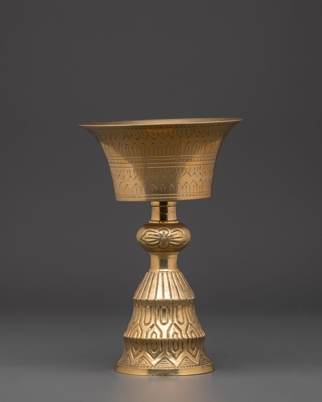 Himalayan Buddhist Butter Lamp | Sacred Light Offering Tool - Etsy