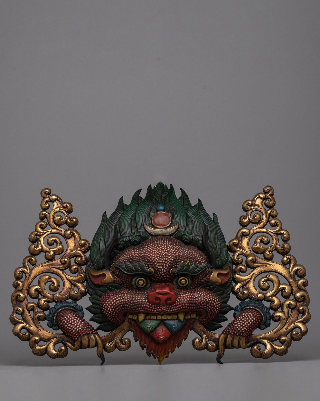 Garuda Copper Art Wall Hanging | Artisan-crafted Symbol of Tibetan ...