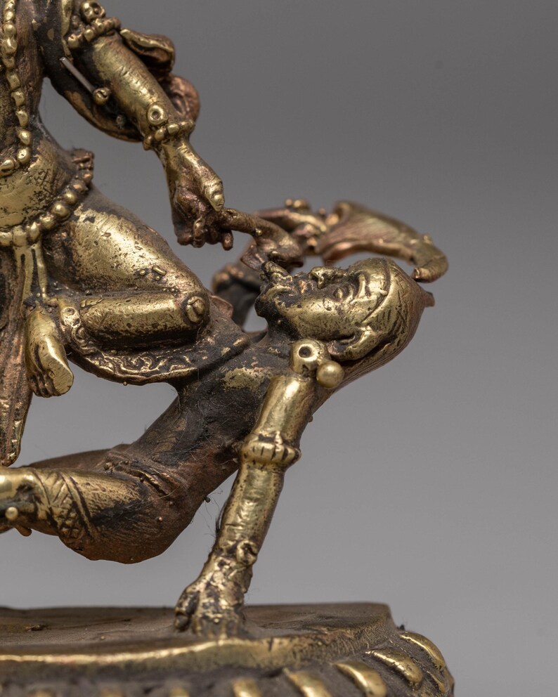 Handmade Copper Body Bhimsen Statue | Handcrafted Copper and Brass ...