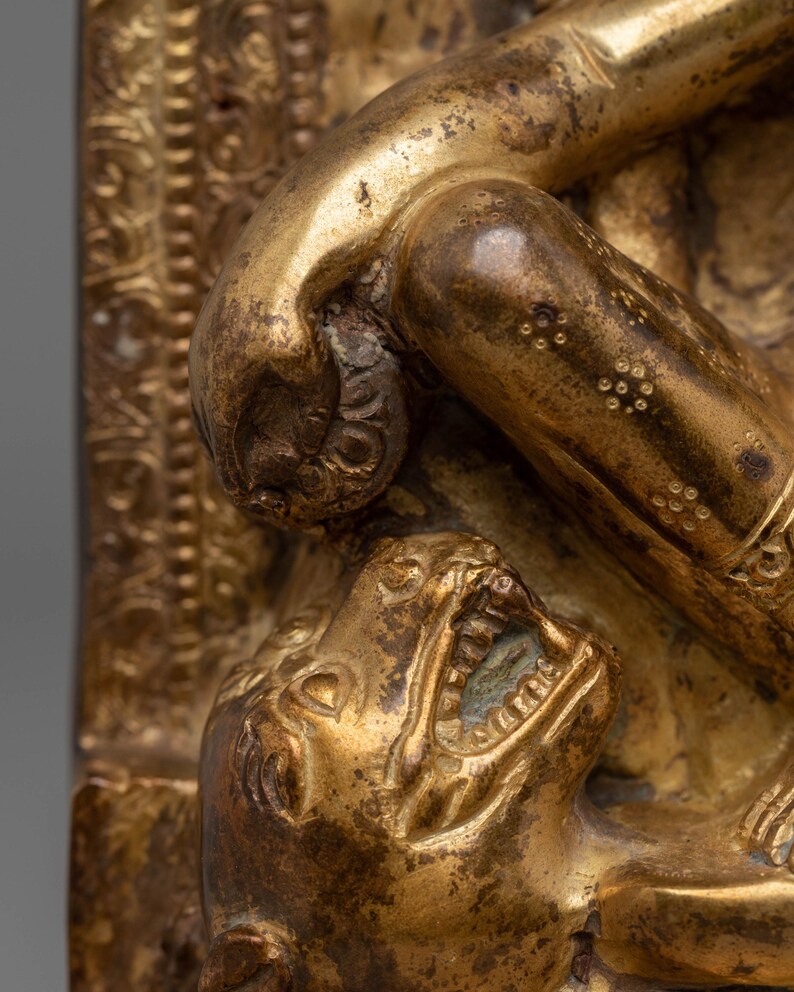 Indra Dev Peaceful Sculpture | King of the Gods | Handcrafted Spiritual ...