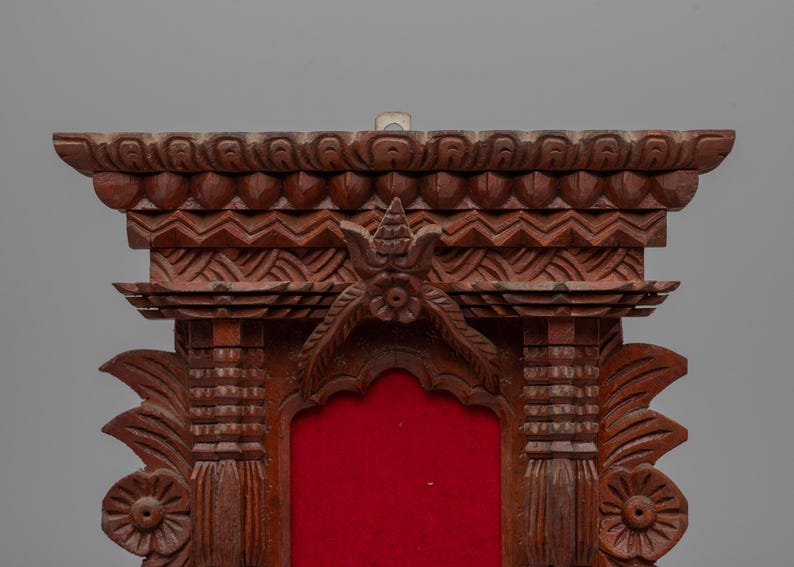 Newari Wooden Window Photo Frame | Handcrafted Traditional Nepali ...