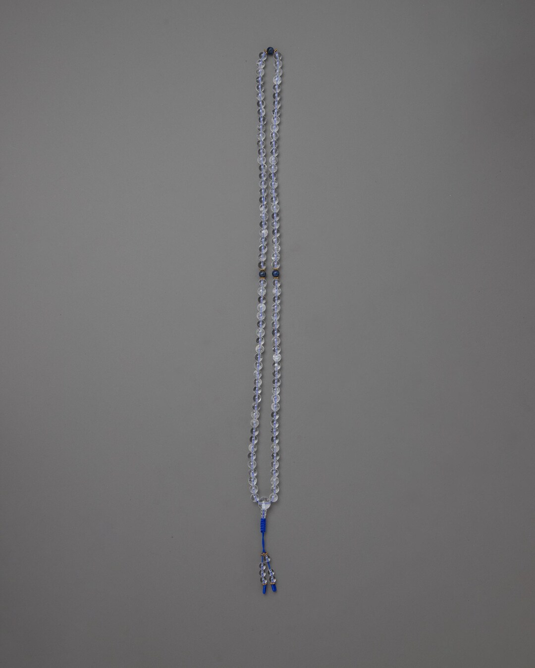 Himalayan Crystal Mala Beads | Luck & Prosperity Gemstone Necklace for ...
