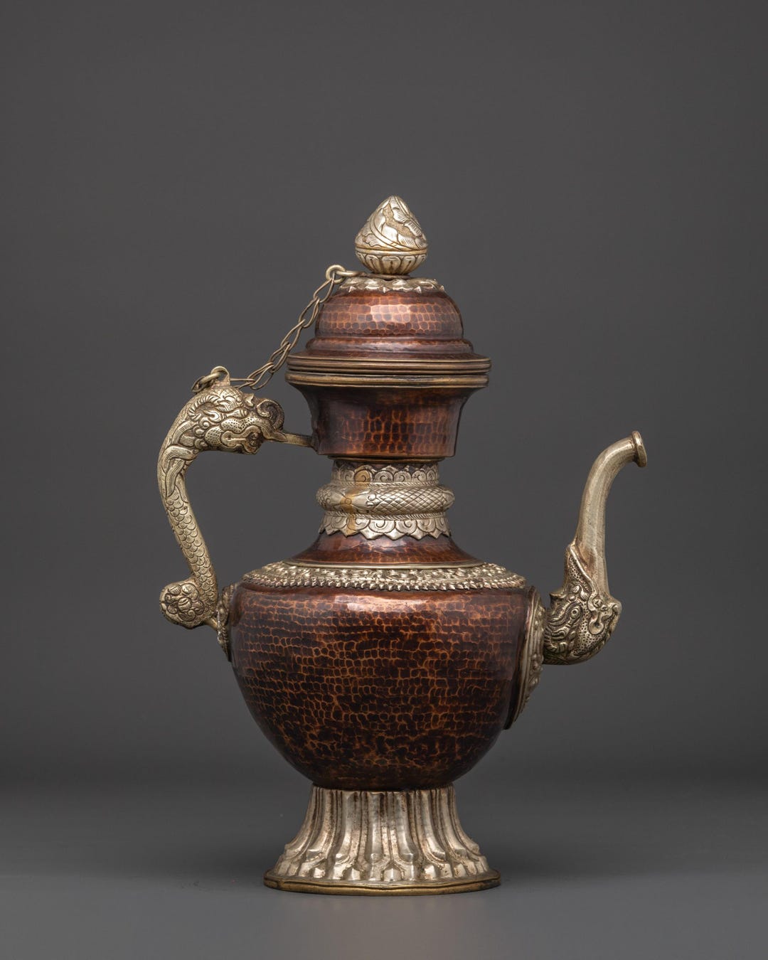 Handcrafted Tea Pot | Traditional Tibetan Ritual Vessel | Spiritual ...