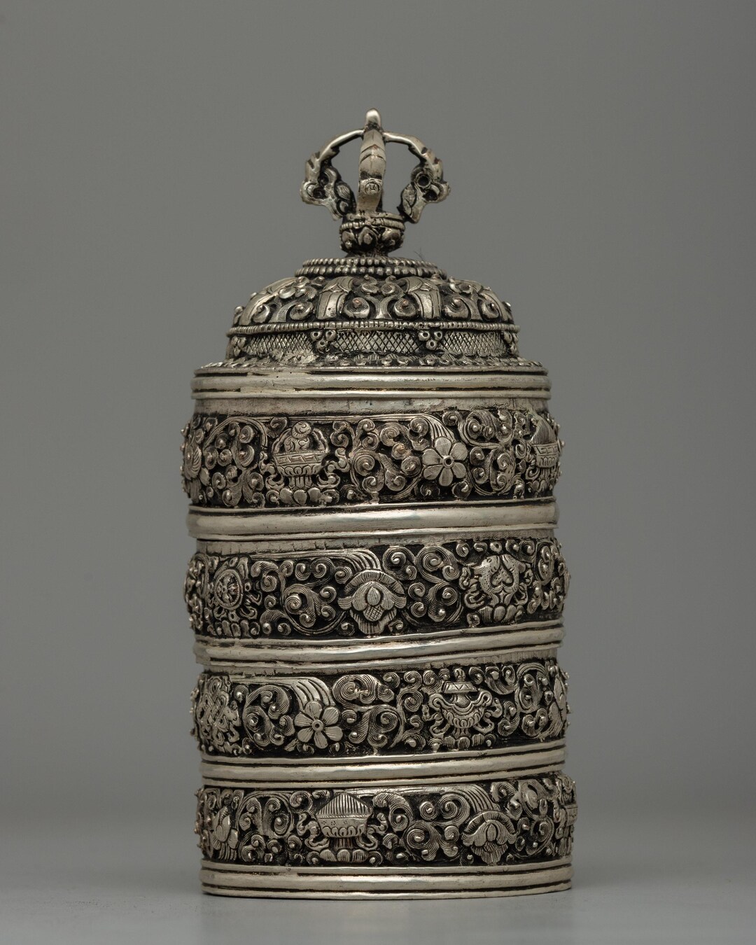 Silver-plated Rice Carry Pot | Symbol of Prosperity & Abundance - Etsy