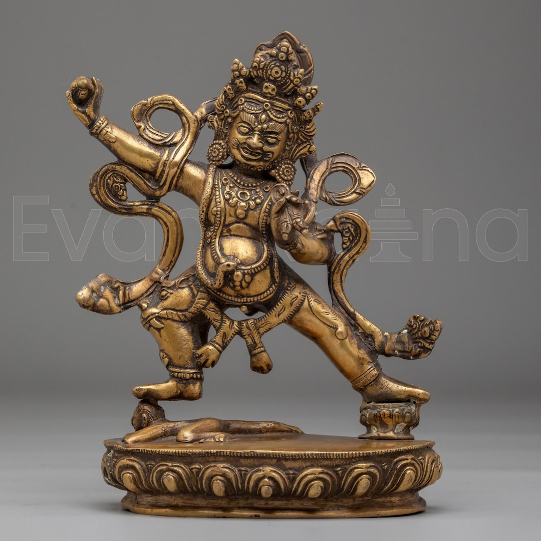 Handmade Vajrapani Statue Dharma Protection | Tibetan Buddhist ...