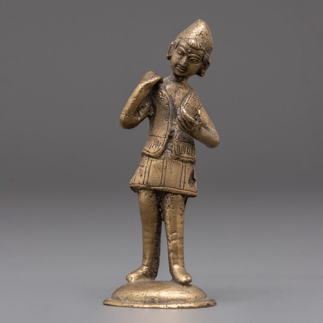 Traditional Musical Statue | Handcrafted Brass Musician Figurine With ...