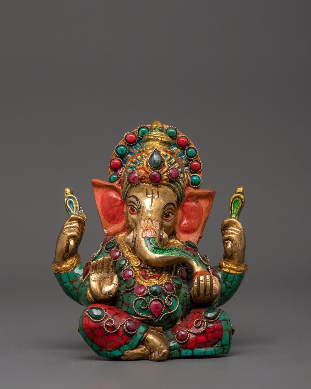 Ganesh Hindu Deity Art | the Lord of Beginnings | Handcrafted Spiritual ...