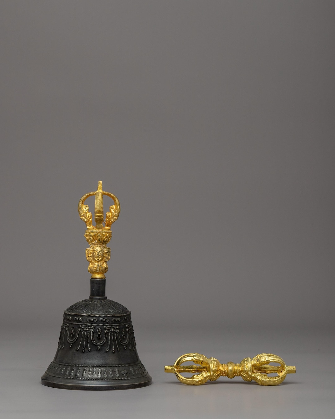 Bell and Vajra Sacred Items for Altar | Religious Dharma Artwork ...