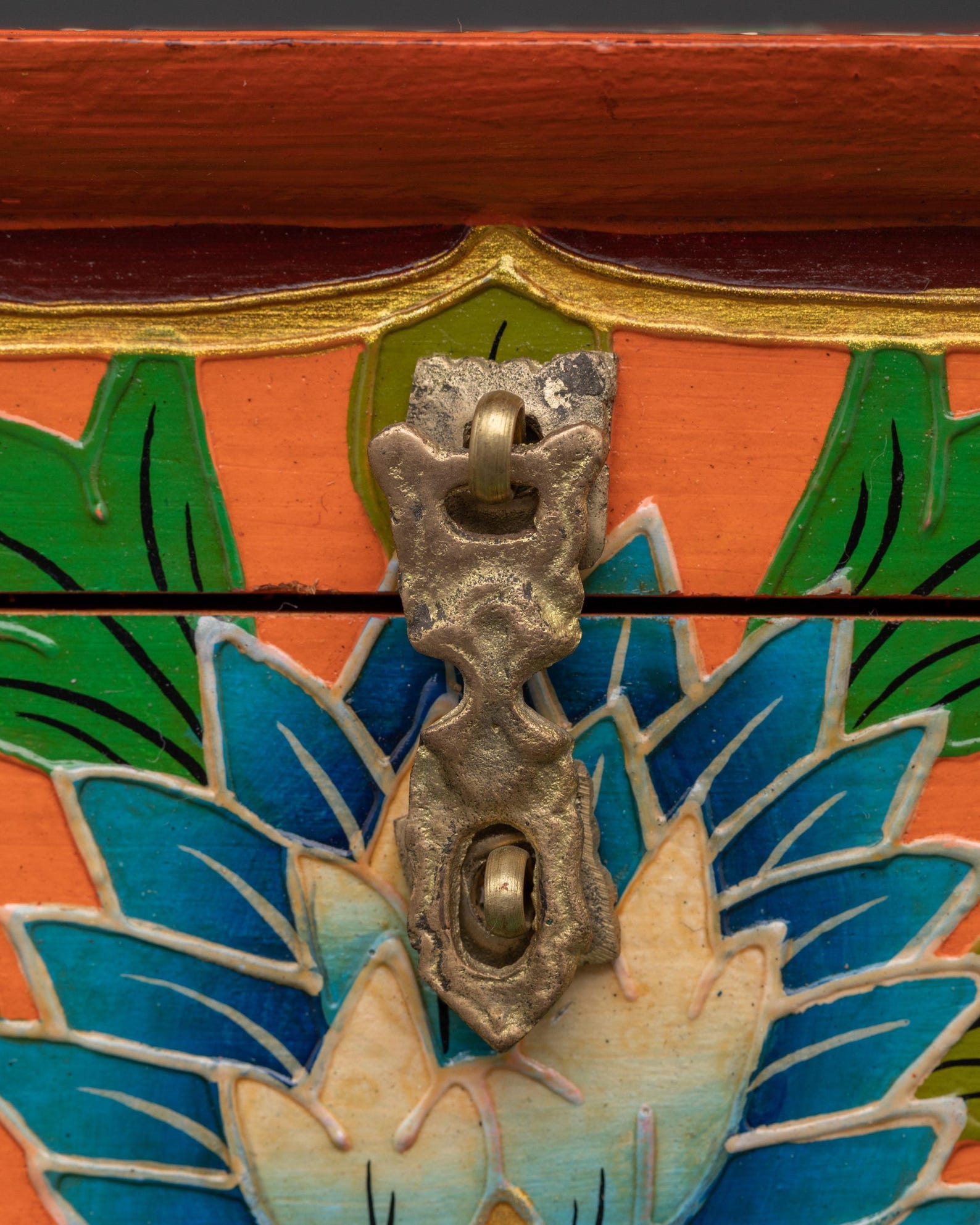 Tibetan Storage Box | Traditional Wooden Keepsake & Jewelry Box ...
