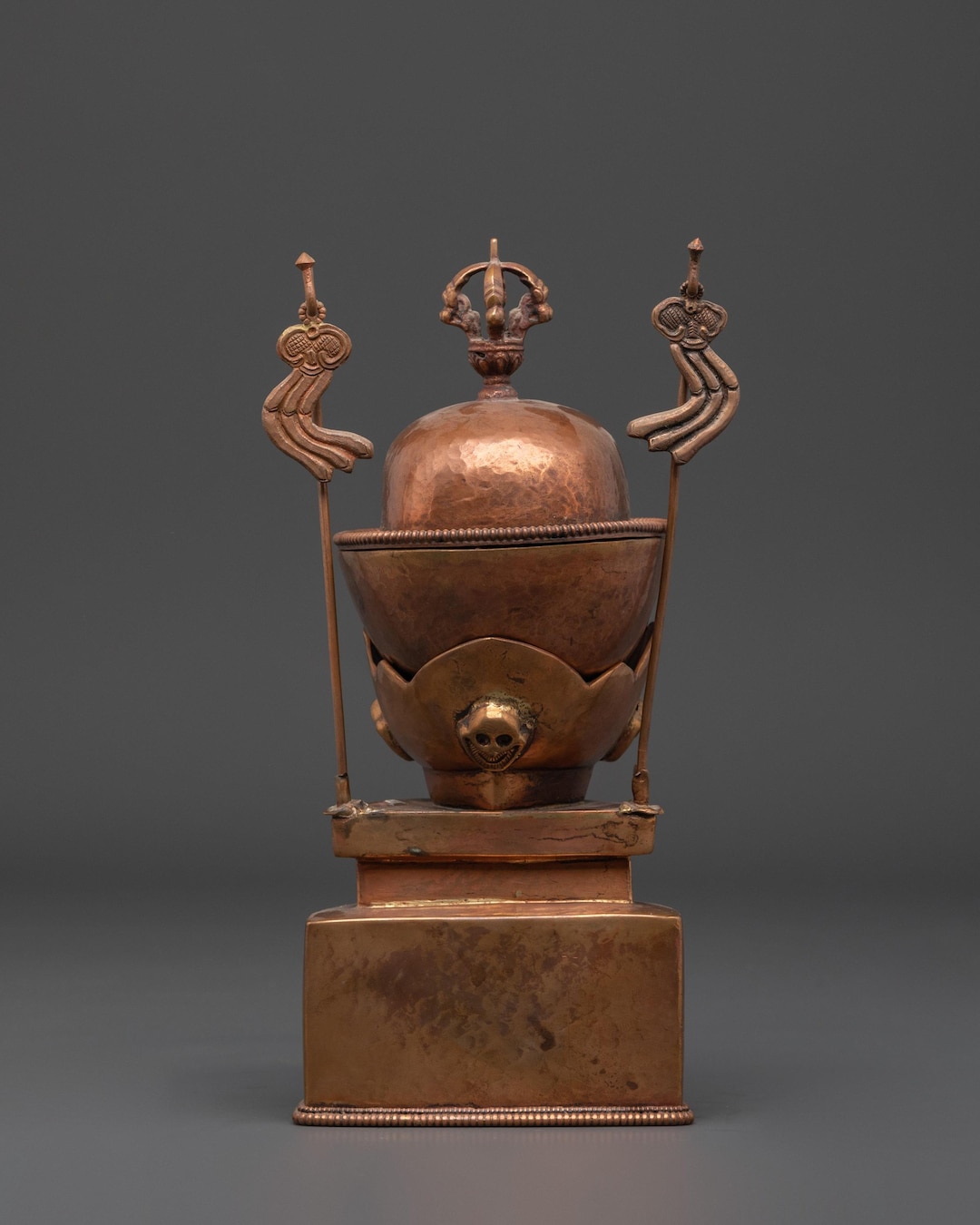 Ritual Kapala Cup | Buddhist Ceremonial Vessel for Sacred Offerings ...