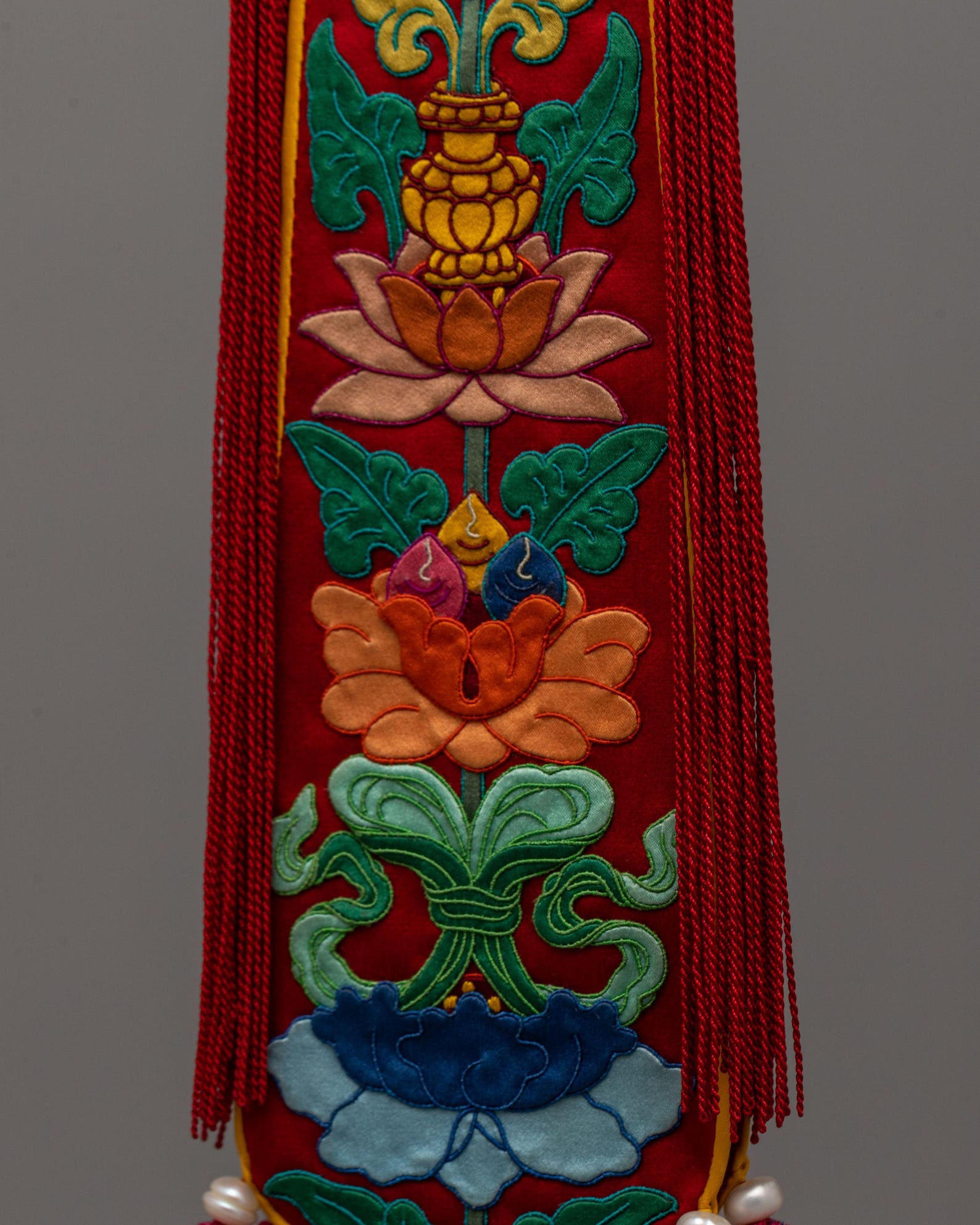Traditional Tibetan Damaru Tail | Auspicious Ritual Accessory ...