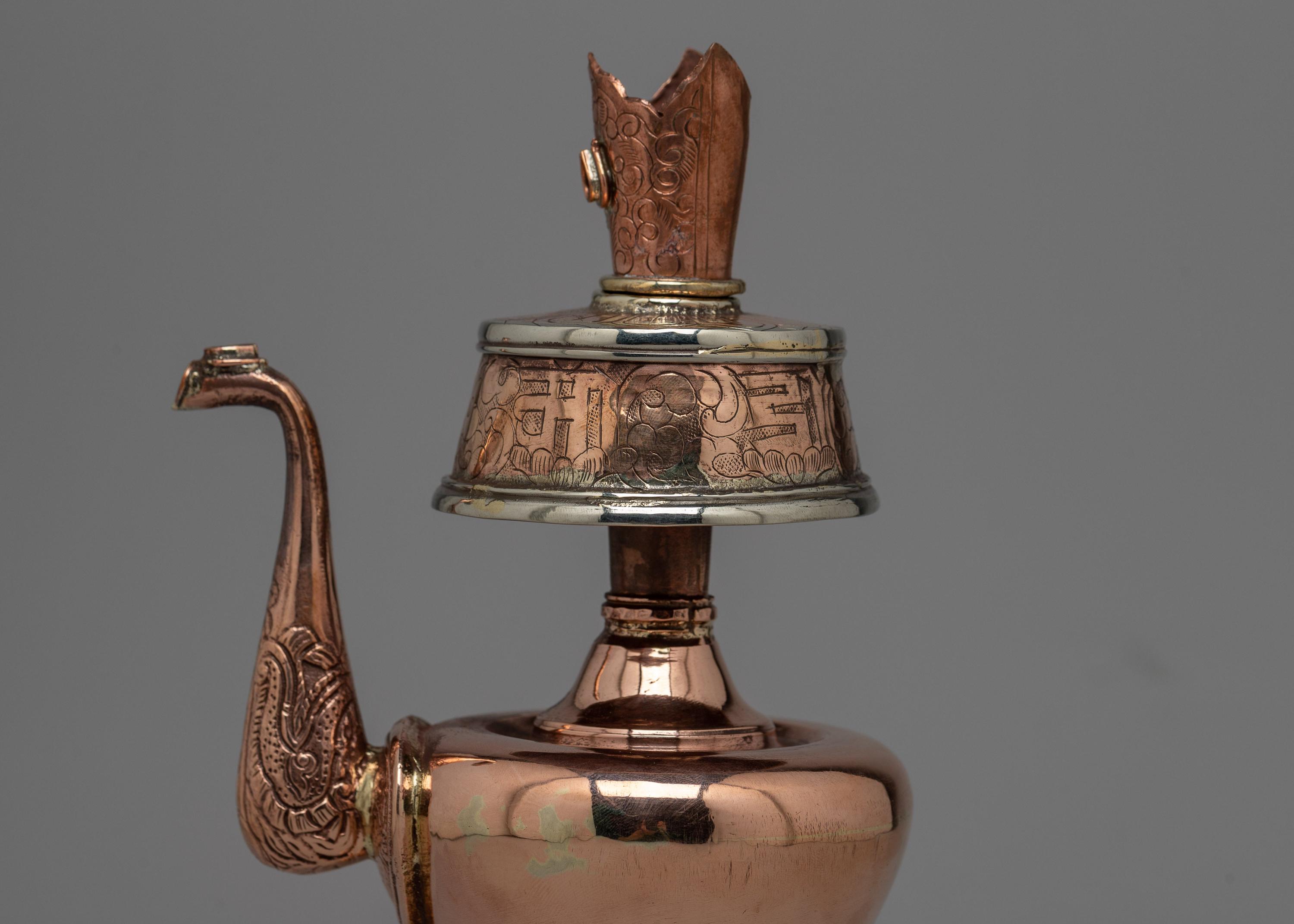 Tibetan Buddhist Bhumpa Vase | Sacred Offering Vase | Handcrafted ...
