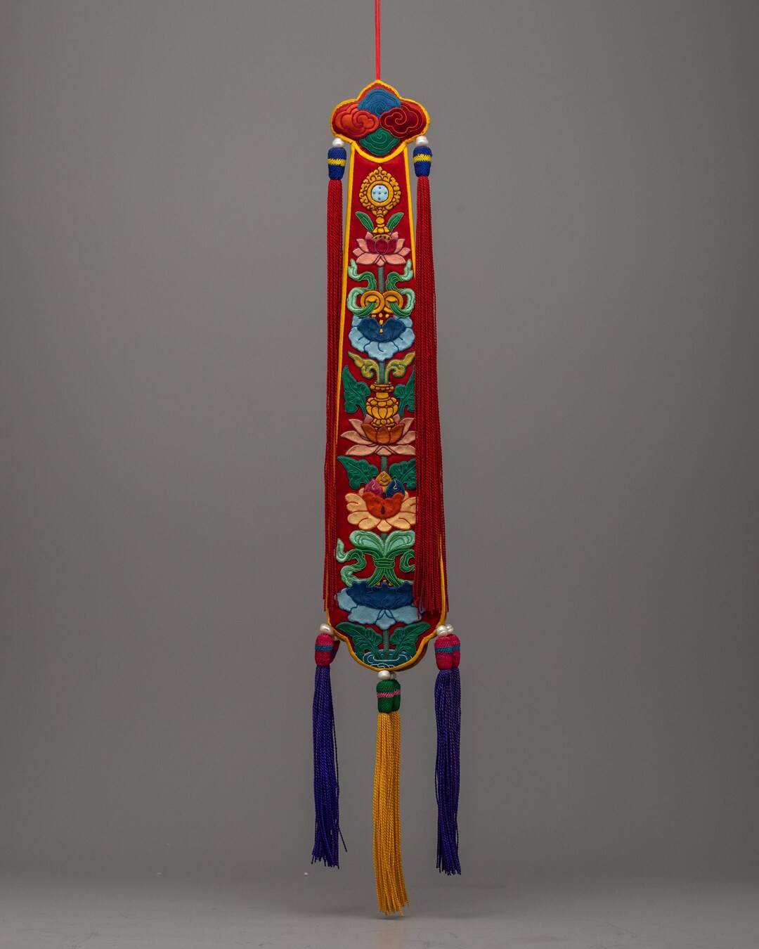 Traditional Tibetan Damaru Tail | Auspicious Ritual Accessory ...