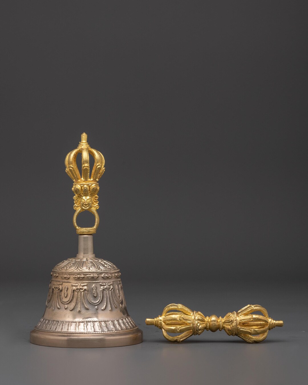 Bell and Thunderbolt | Buddhist Ritual Tools for Meditation and Puja ...