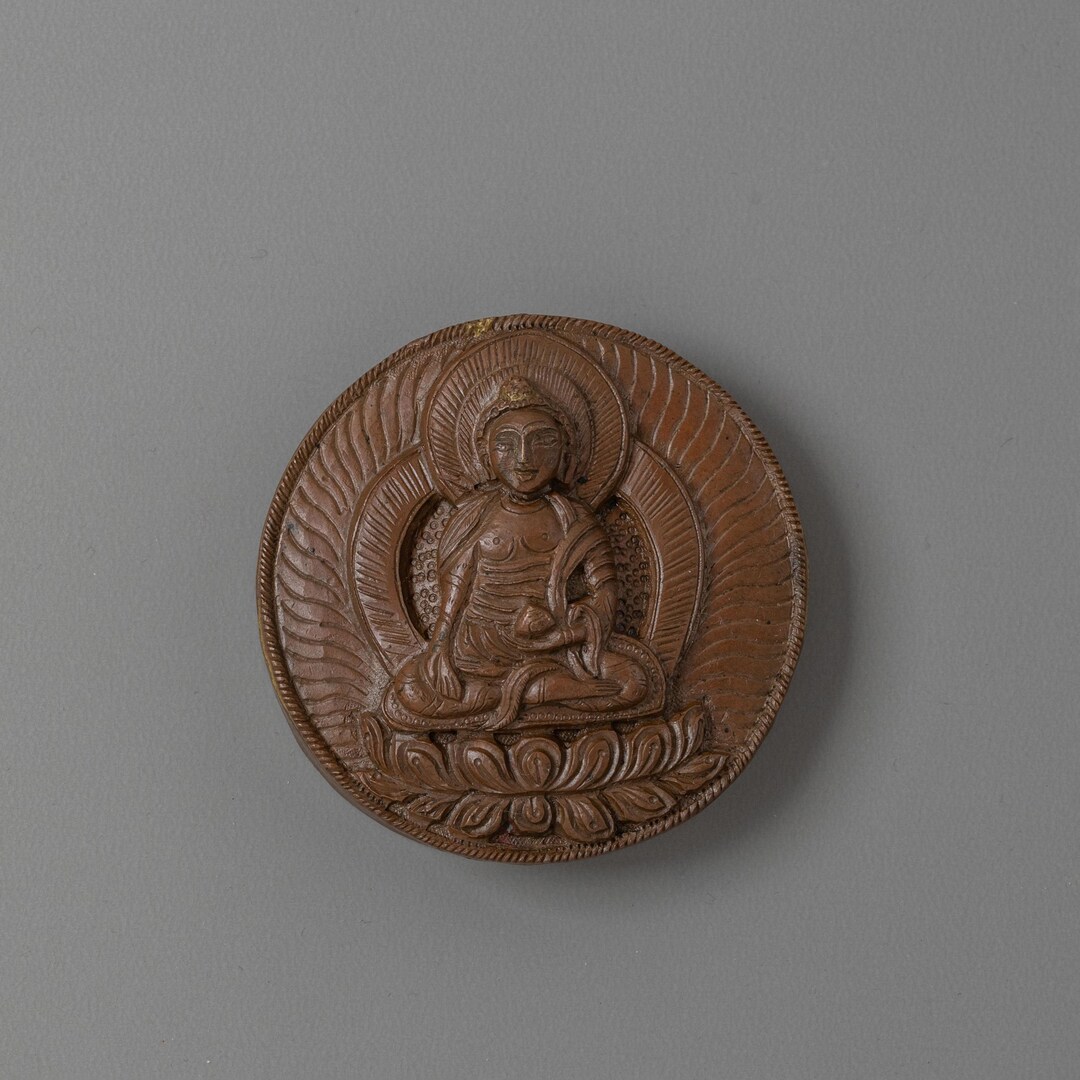 Sacred Tibetan Manjushri Mandala Decor | Copper Buddhist Art ...