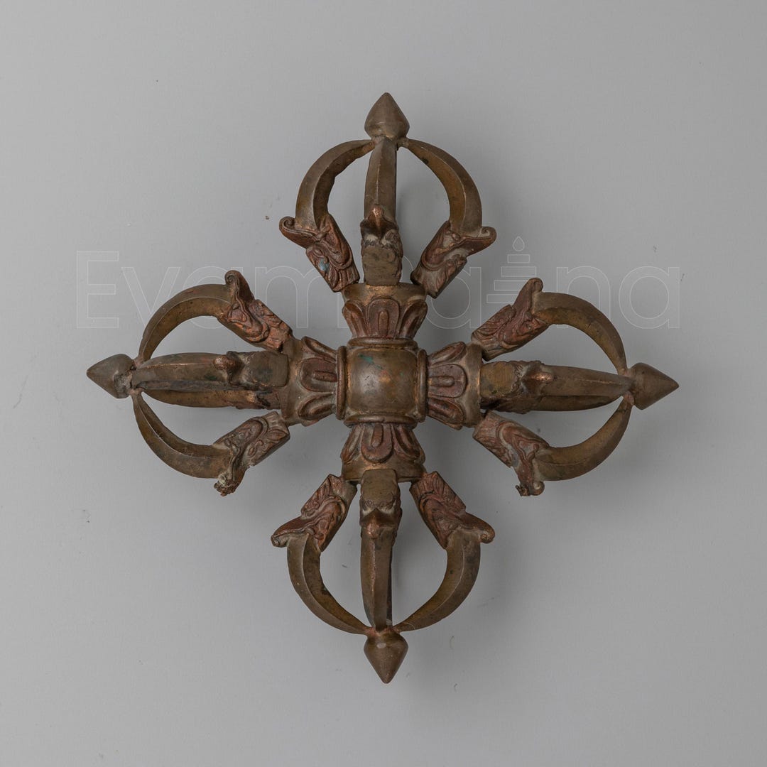Vishwo Vajra Spiritual Ritual Tool | Handcrafted Tibetan Ritual Object ...