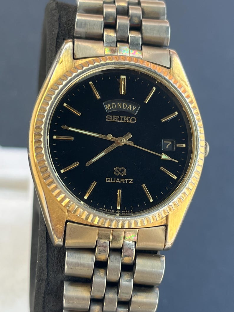 Vintage Seiko Quartz President 5Y23-8A69 Men's Watch - Etsy