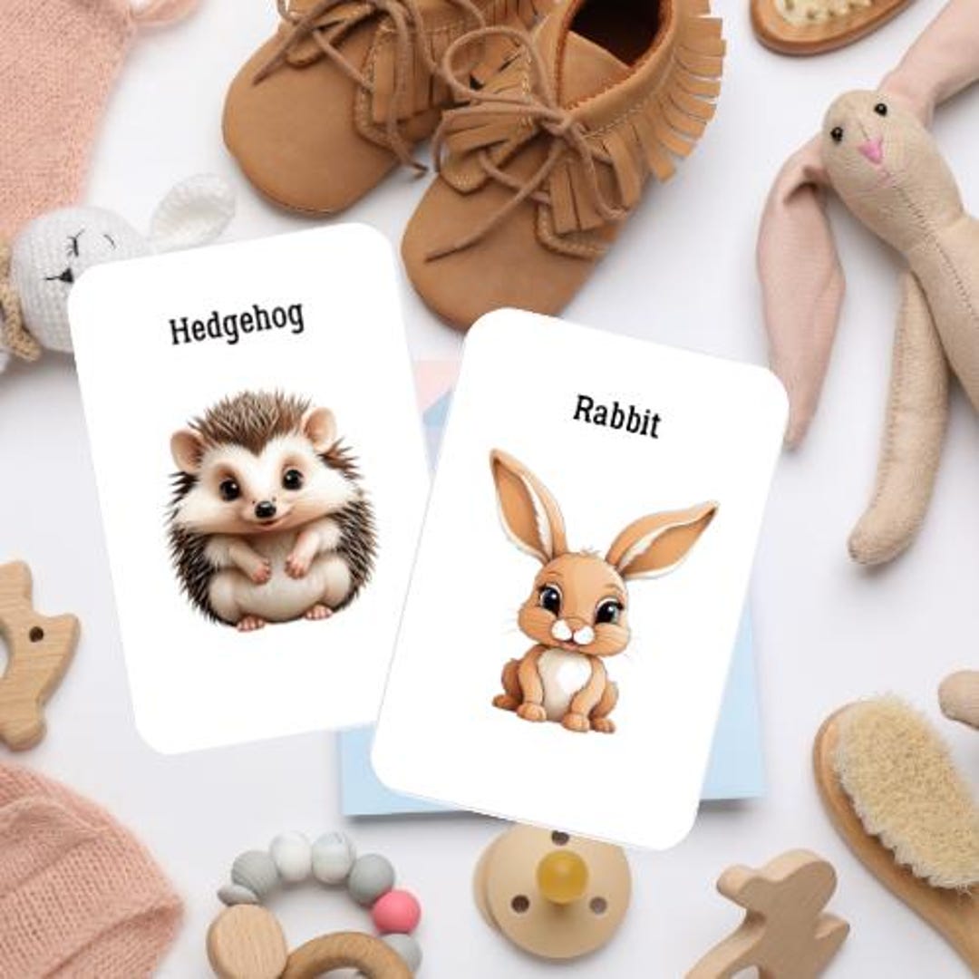 50 Montessori Animal Flashcards Bundle - Printable Animal Learning ...