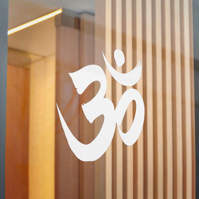 Om Symbol Die-cut Stickers, (DTF), Car Window, Wall Decal, - Etsy
